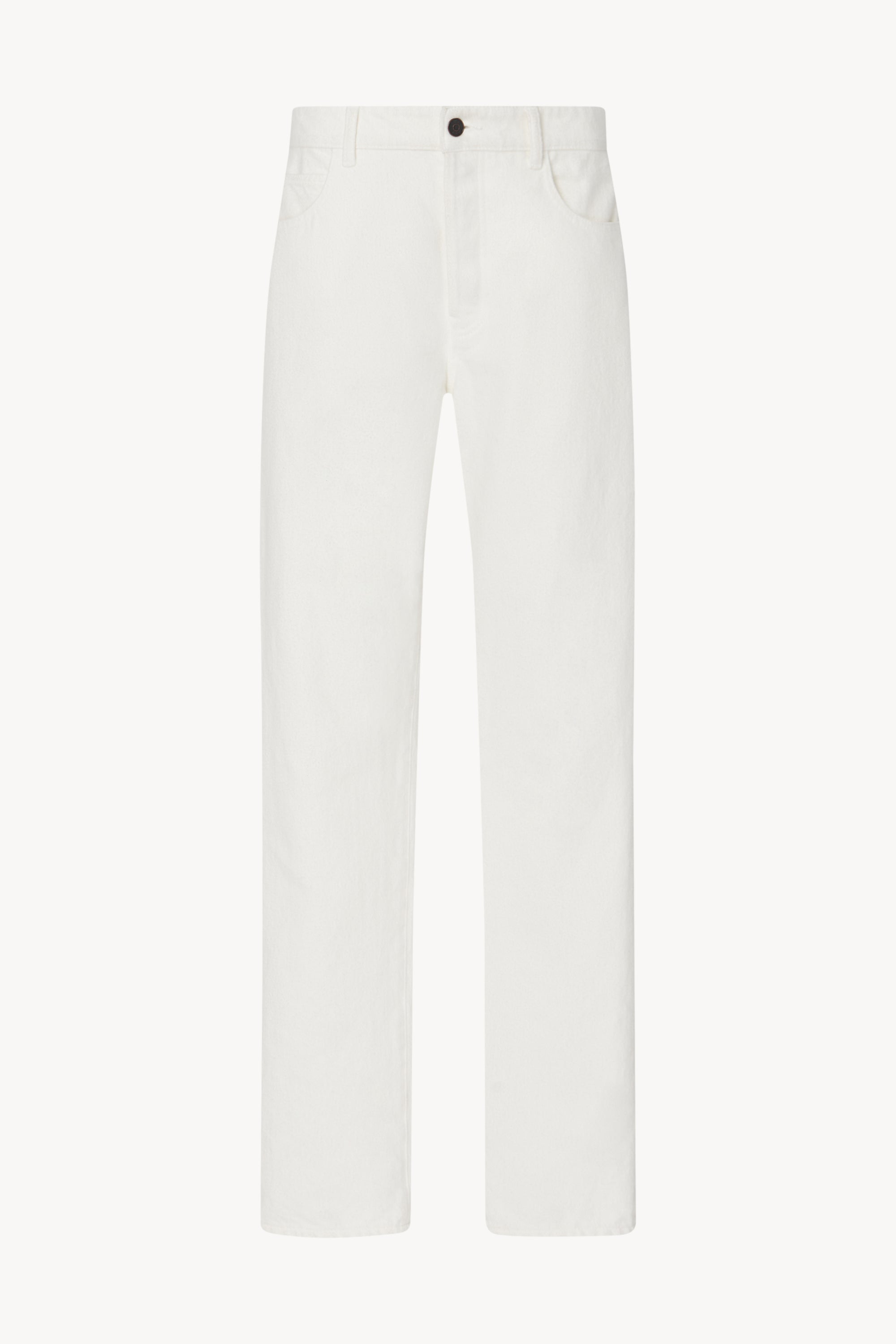 The Row Carlyl Skinny Leg Pants White