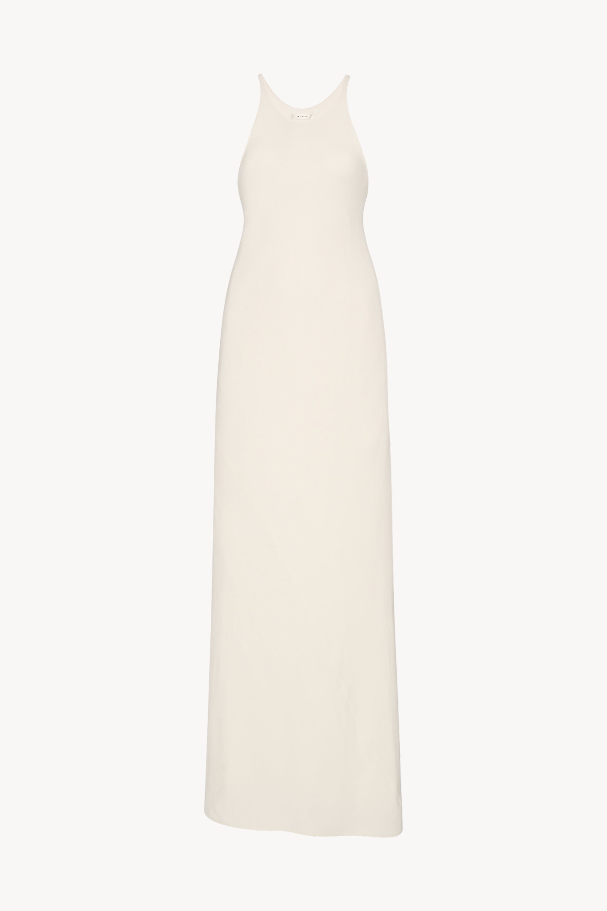 Johanne Dress White in Silk – The Row