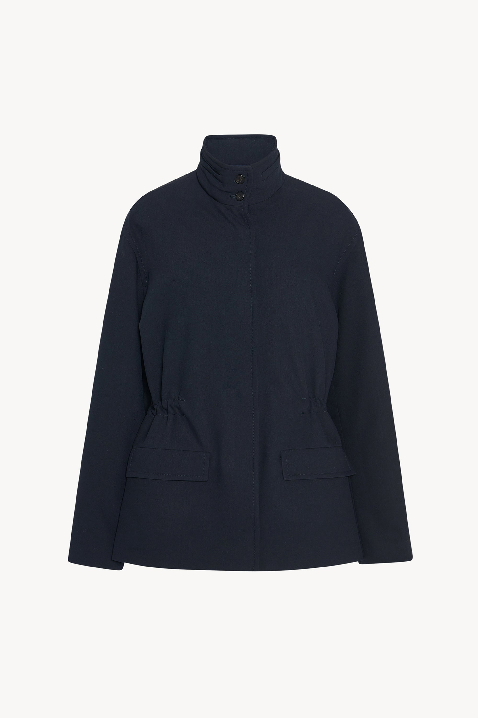 Tanera Jacket Blue in Virgin Wool – The Row