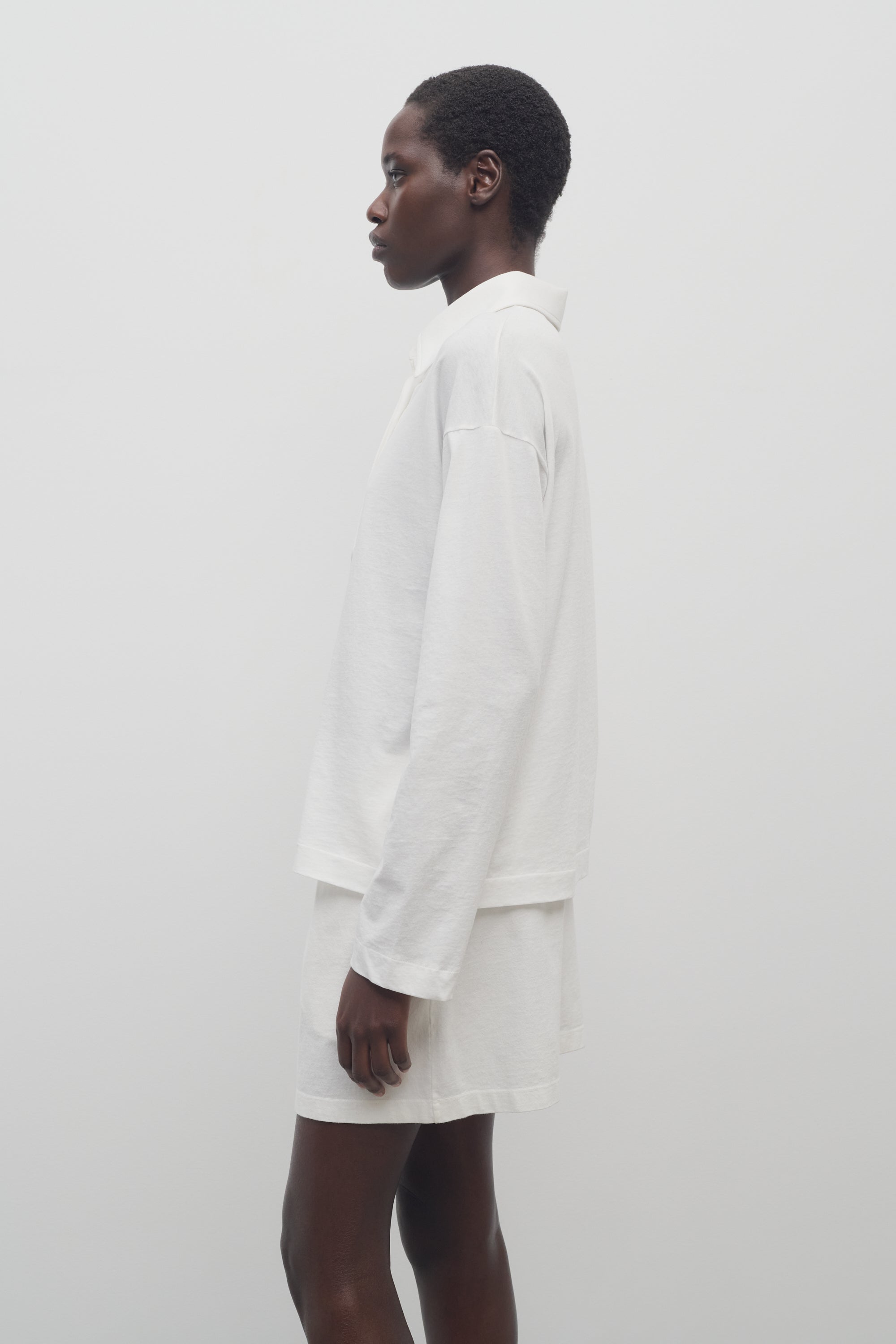 Roddie Top White in Cotton – The Row