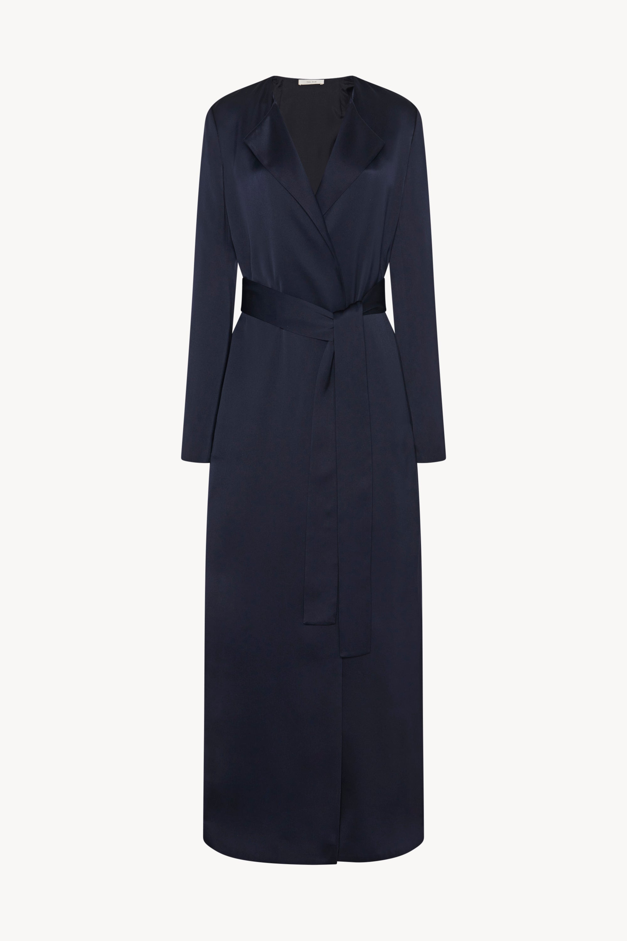 Abrigo Paycen de Seda Azul – The Row