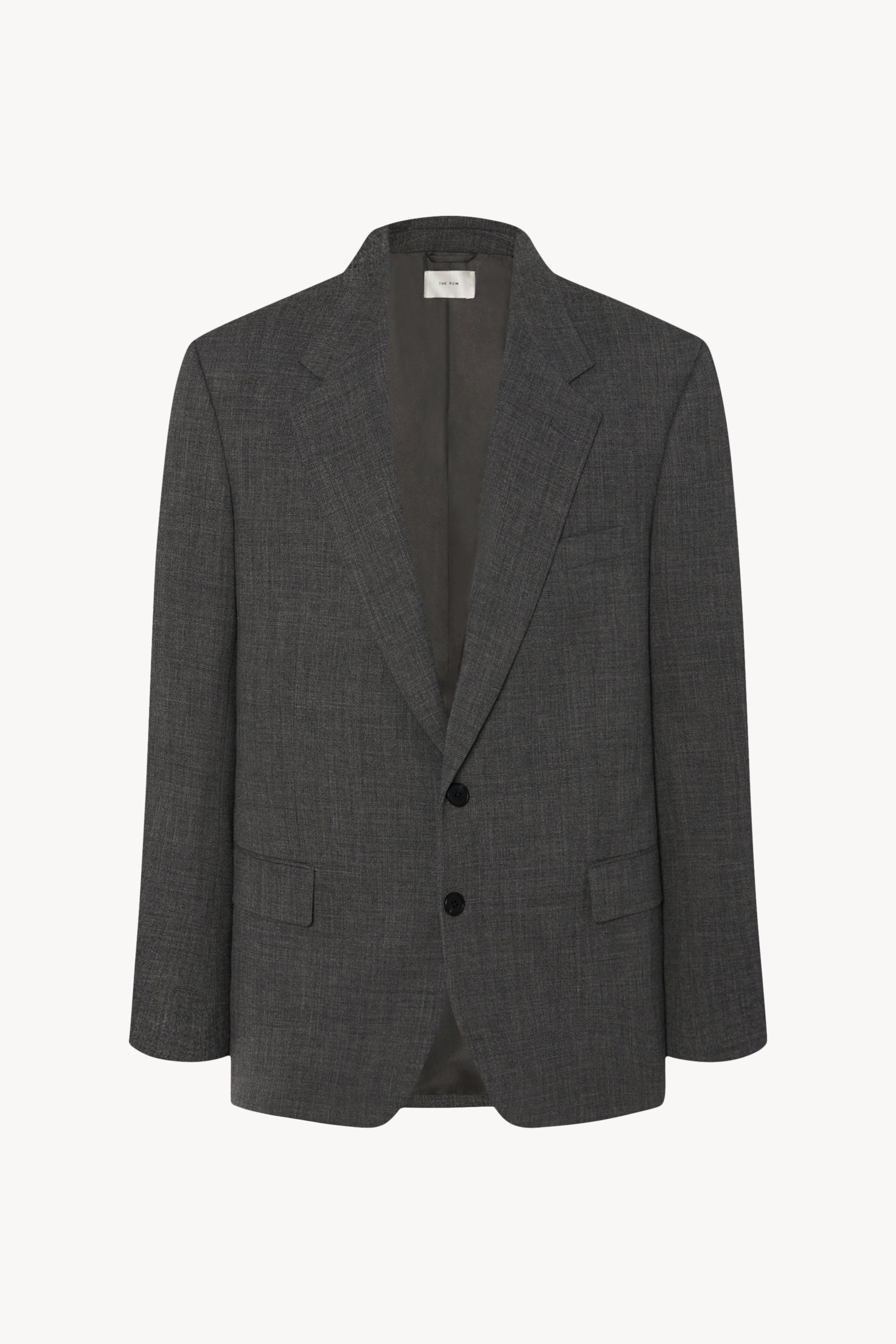 Phil Jacket Grey in Virgin Wool – The Row