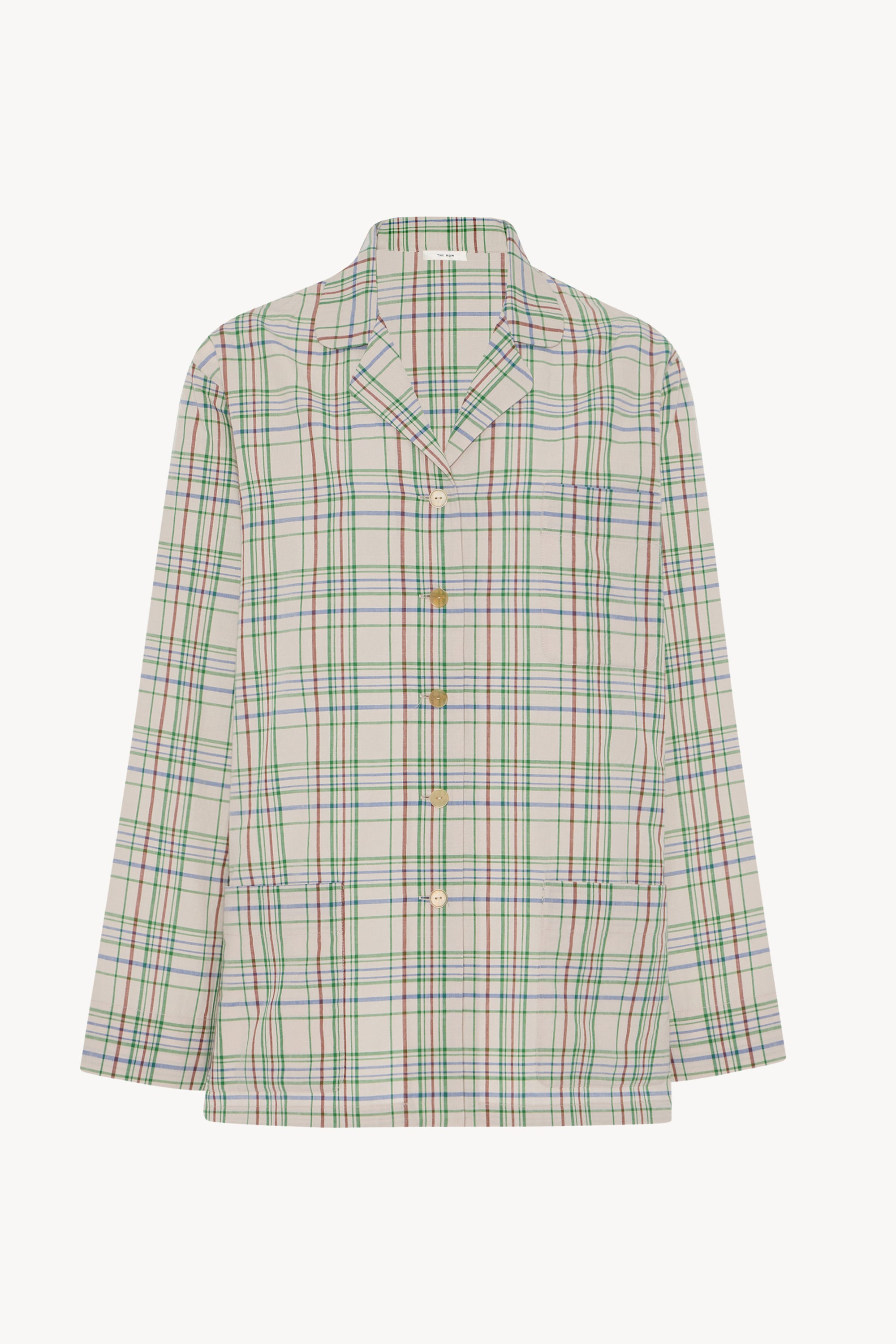 Morpheus Shirt Green in Cotton – The Row