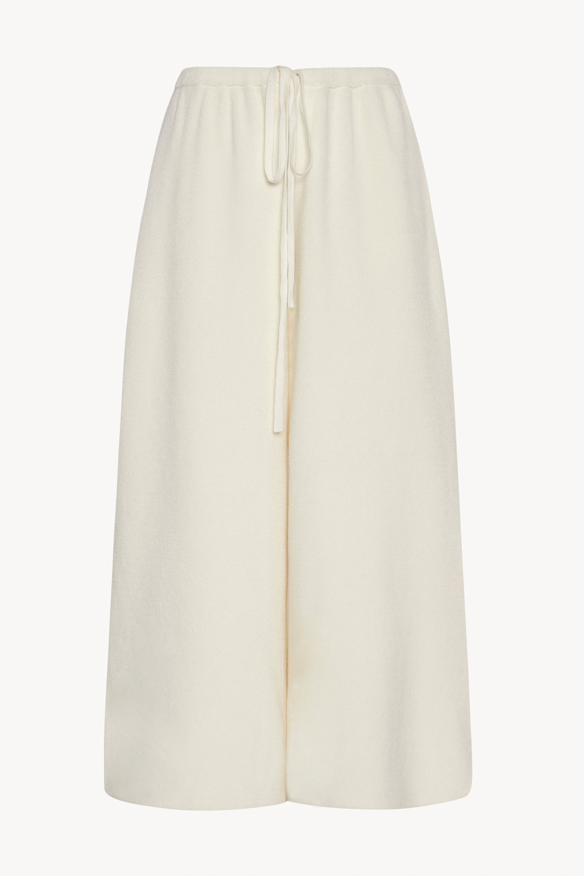 Geordie Pants White in Cashmere – The Row