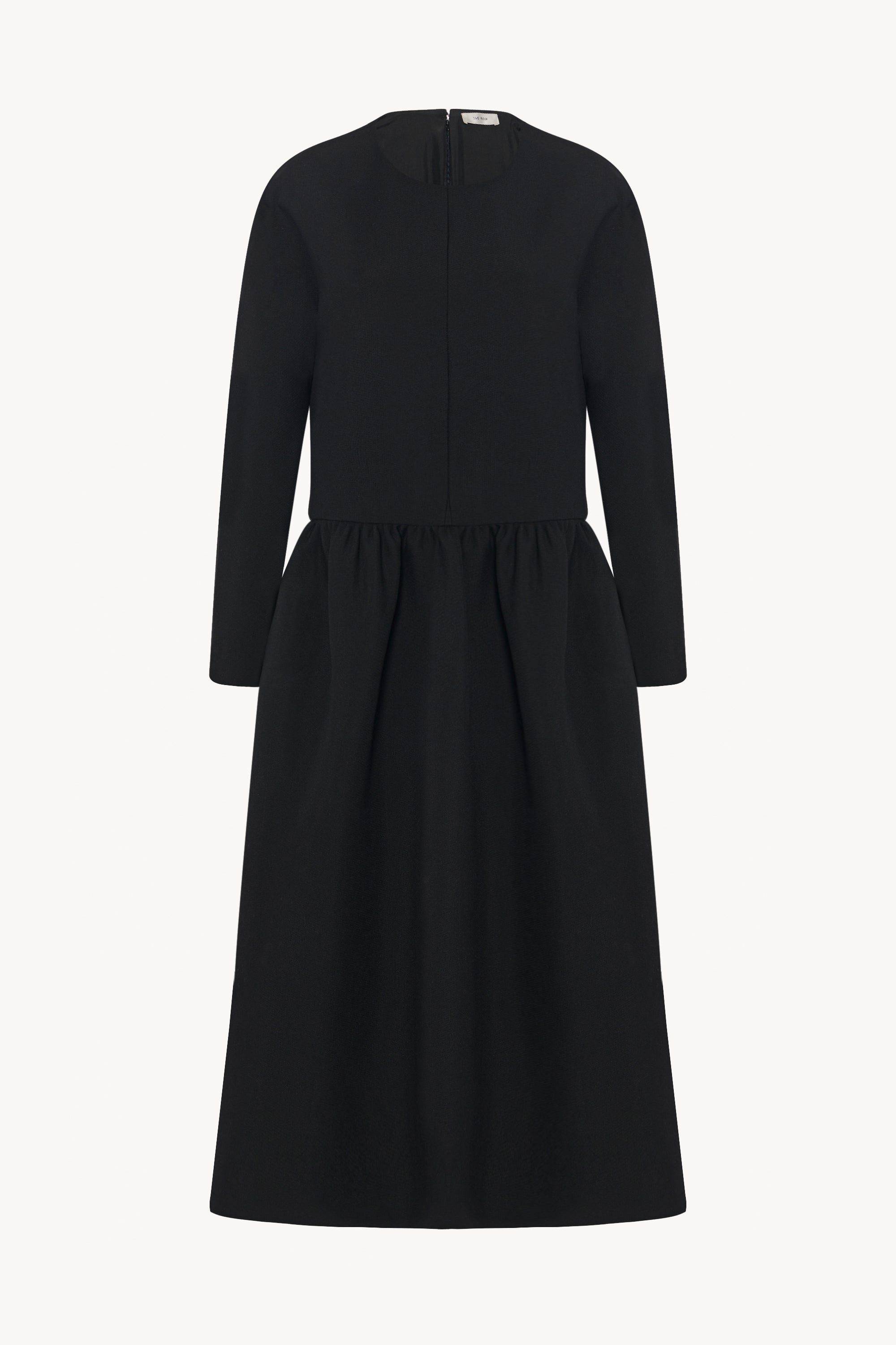Gretchen Dress Black in Virgin Wool – The Row