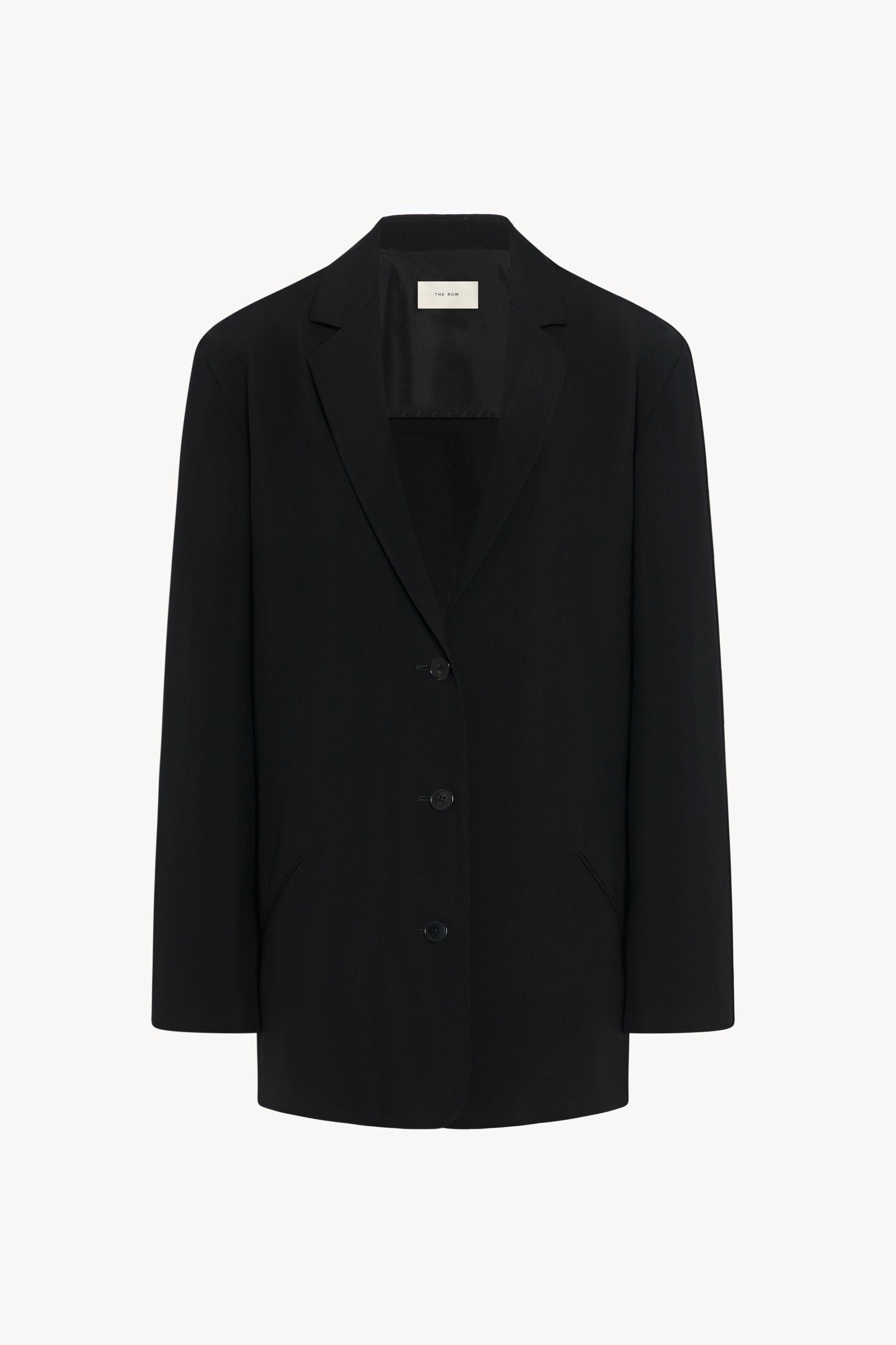 Aloha Jacket Black in Wool – The Row