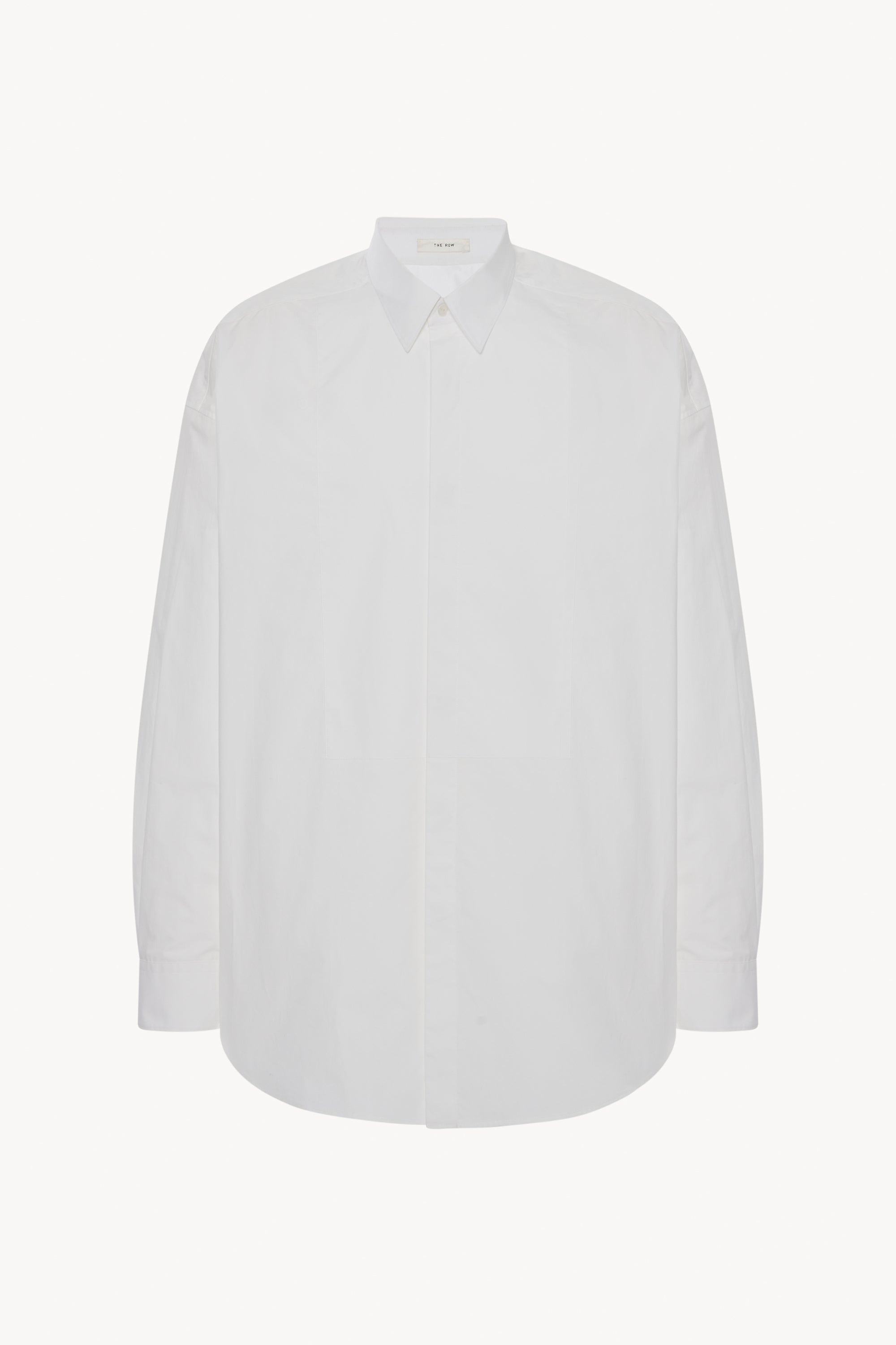 Augustine Shirt White in Cotton – The Row