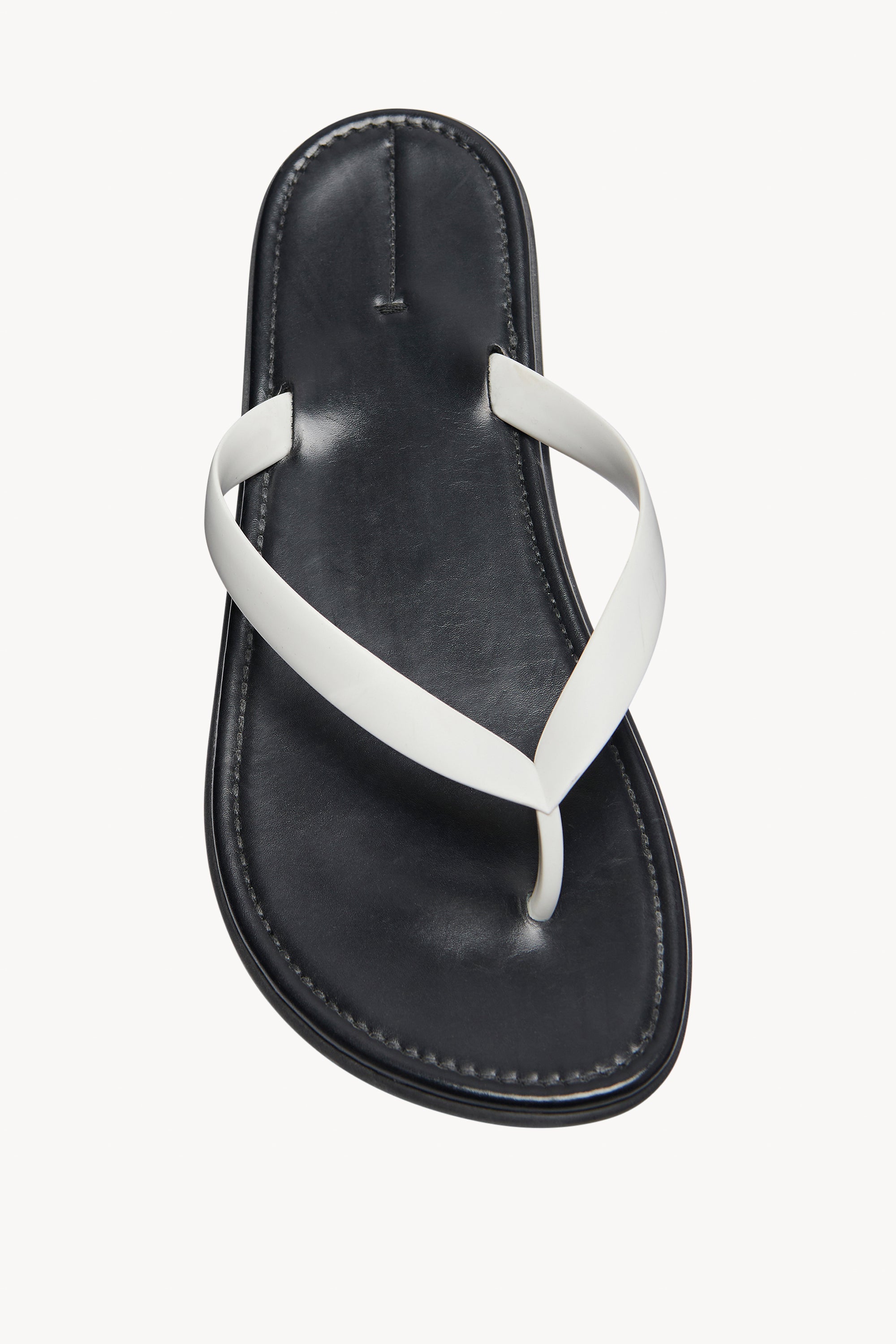 Beach Flip Flop White in Rubber – The Row