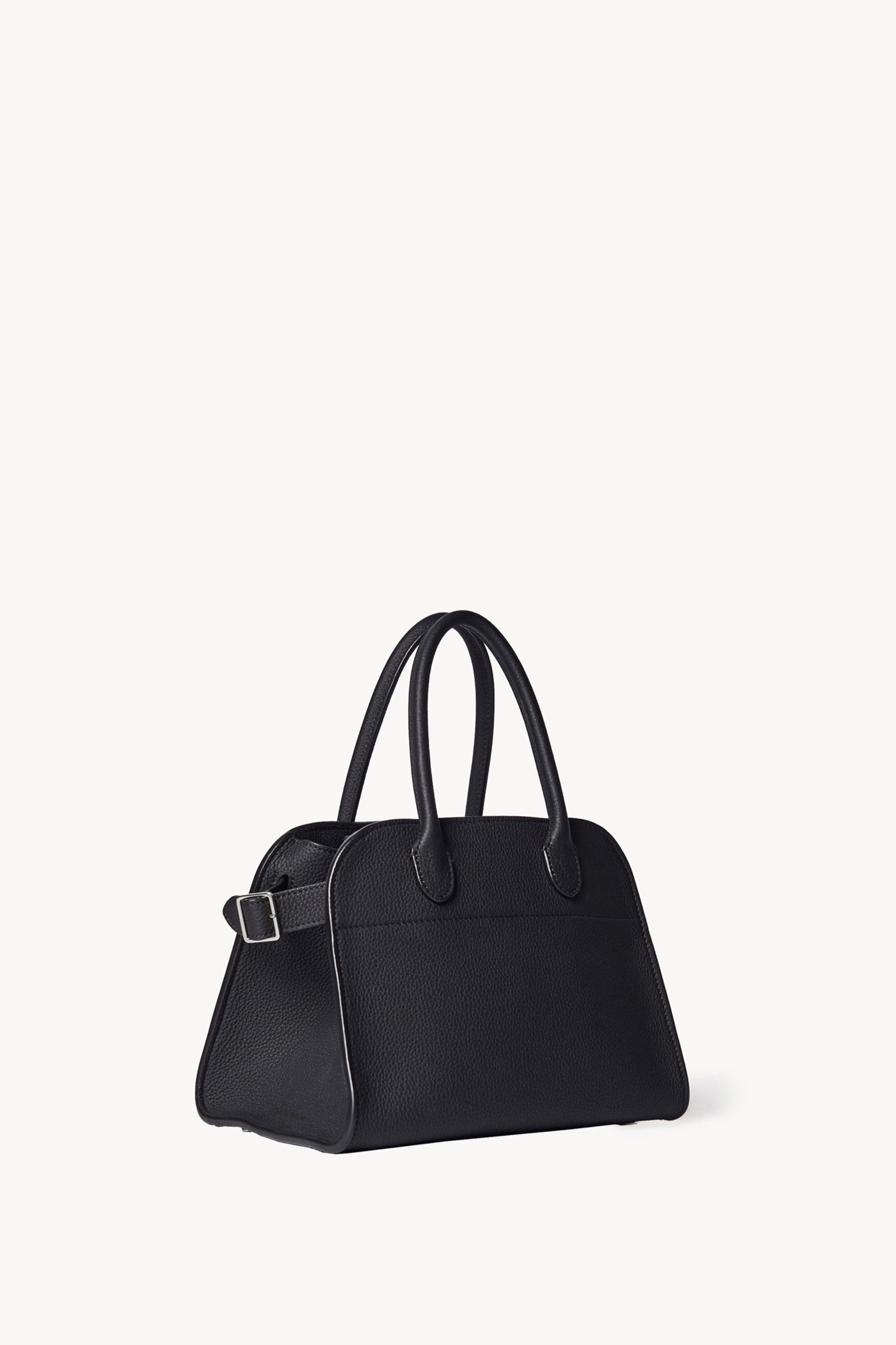 Soft Margaux 12 Bag Black in Leather – The Row