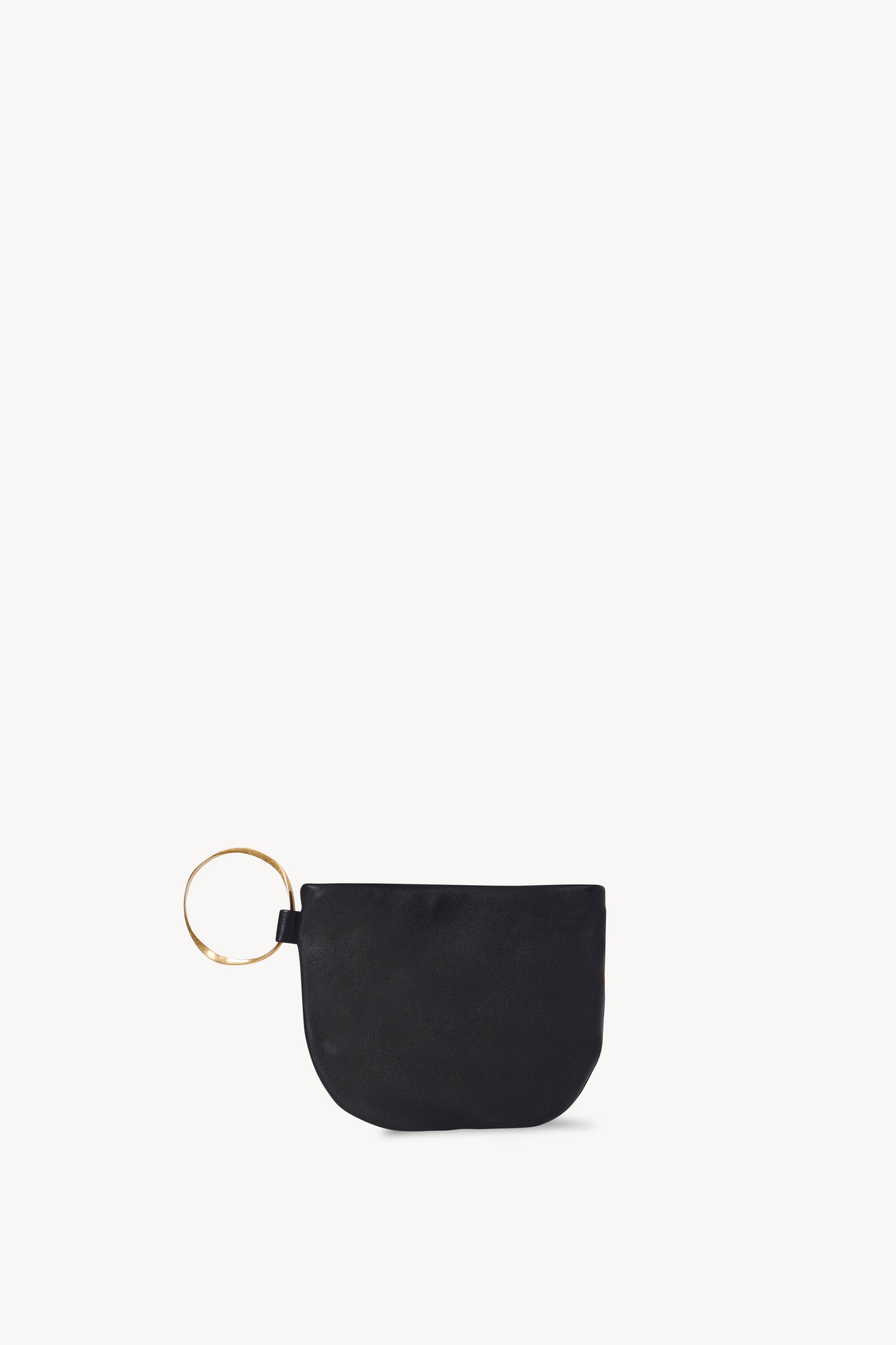 Geo Bracelet Clutch Black in Leather – The Row