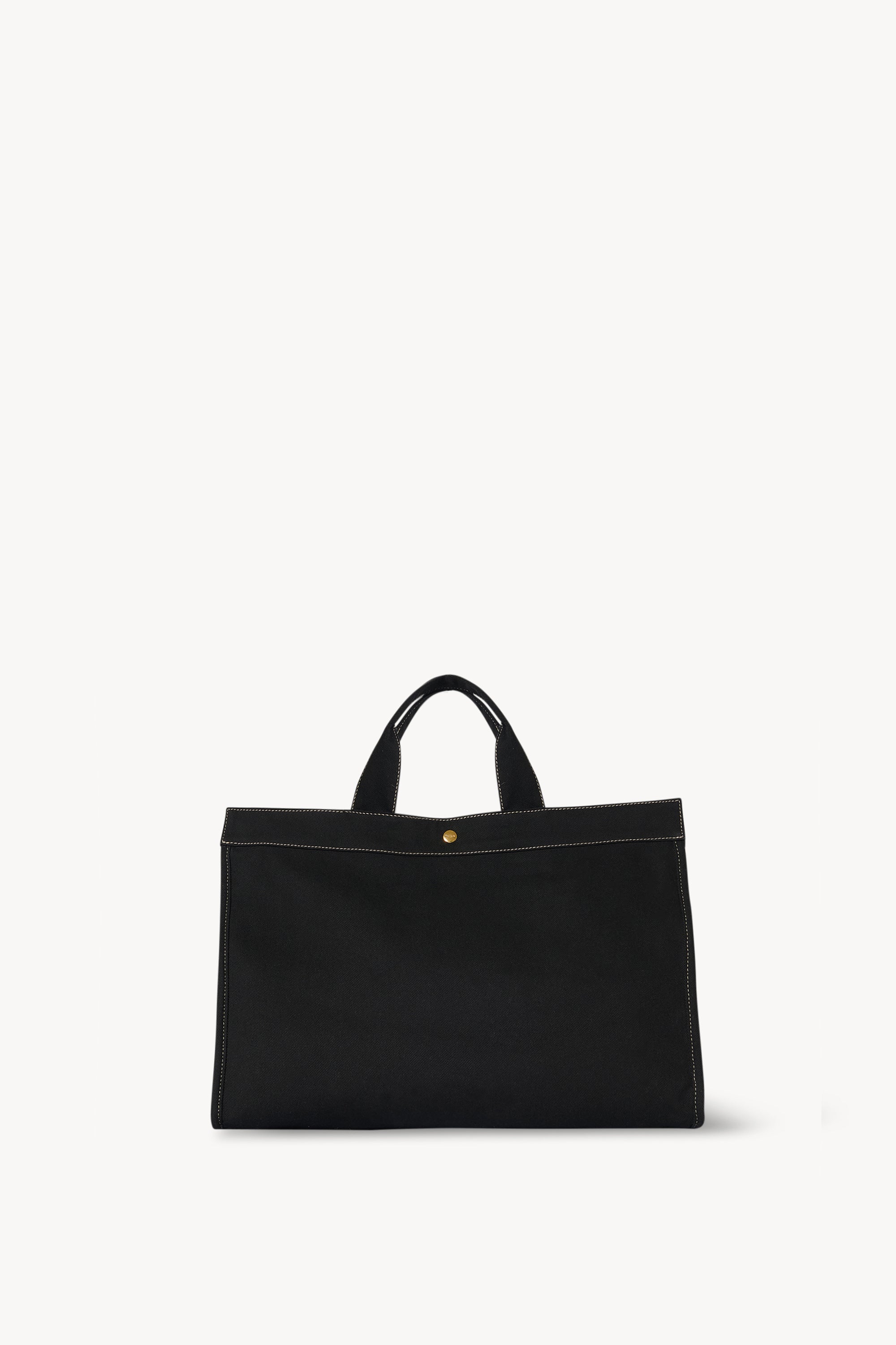 Sisal Shopper Black in Cotton – The Row